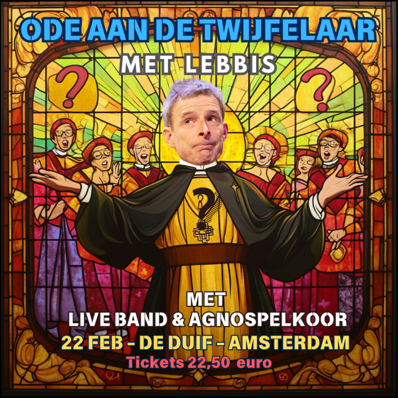 Cabaretconcert: Ode aan de Twijfelaar met Lebbis - Stadsherstel Amsterdam